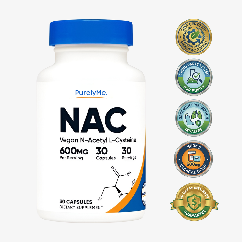 NAC Detox Complex (30 Capsules) – PurelyMe.